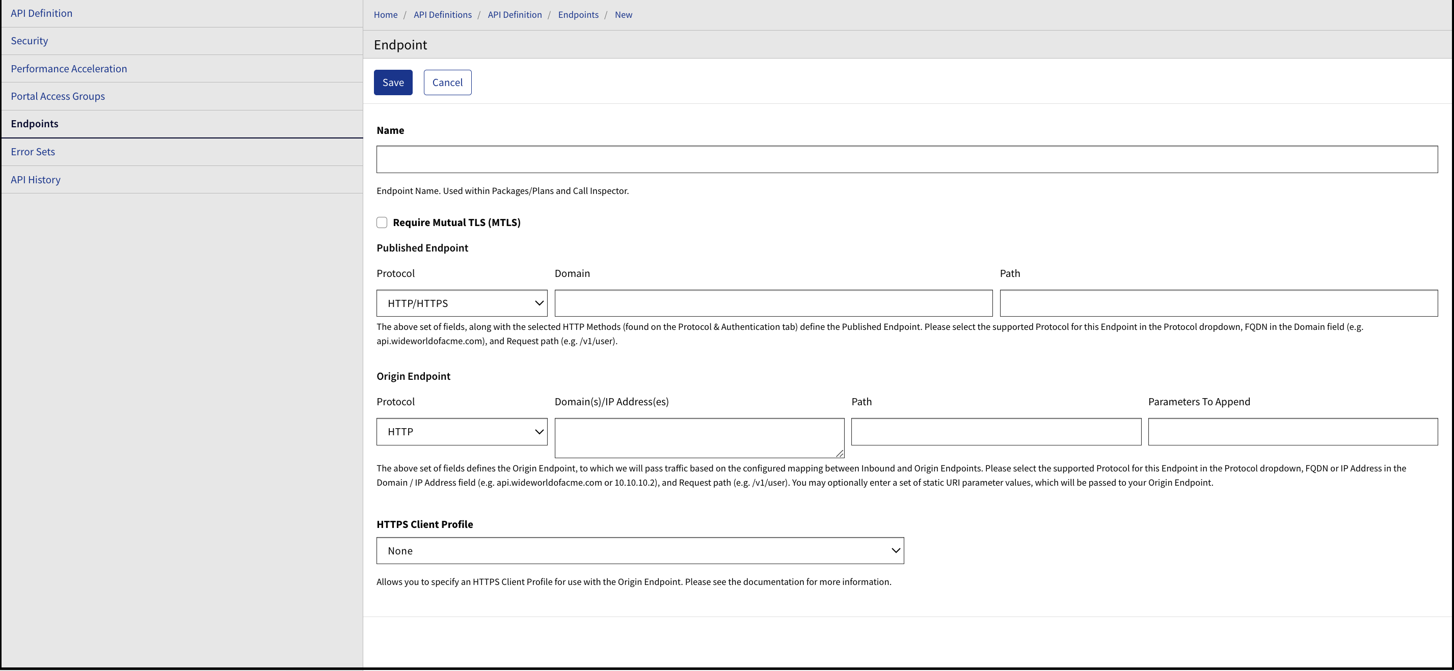 Configuring API Definitions and Endpoints | Boomi Documentation