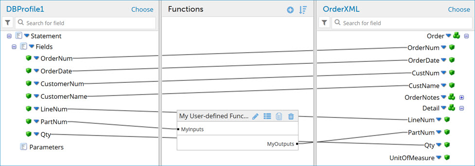 Map In Which A User Defined Function Is Used In A Mapping