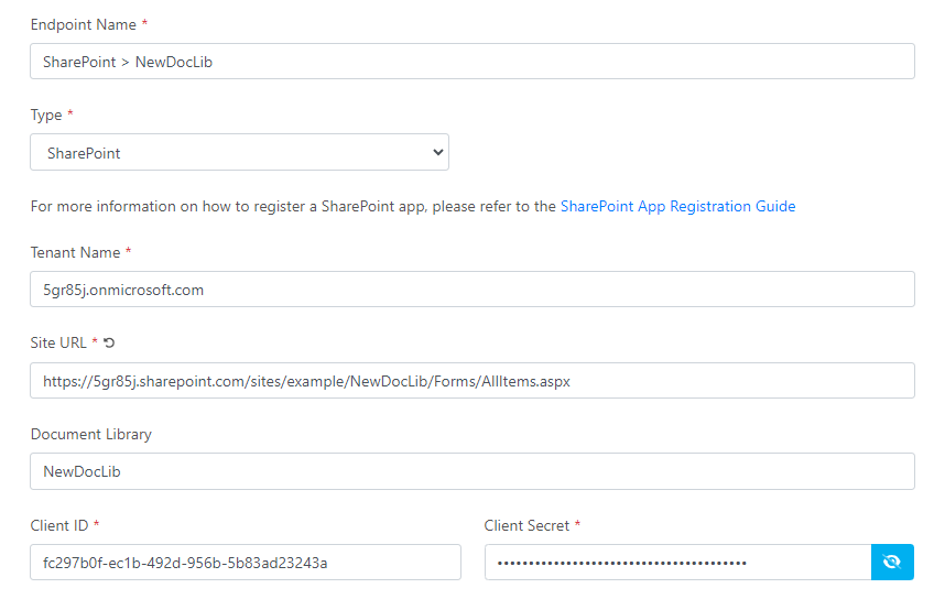SharePoint | Boomi Documentation