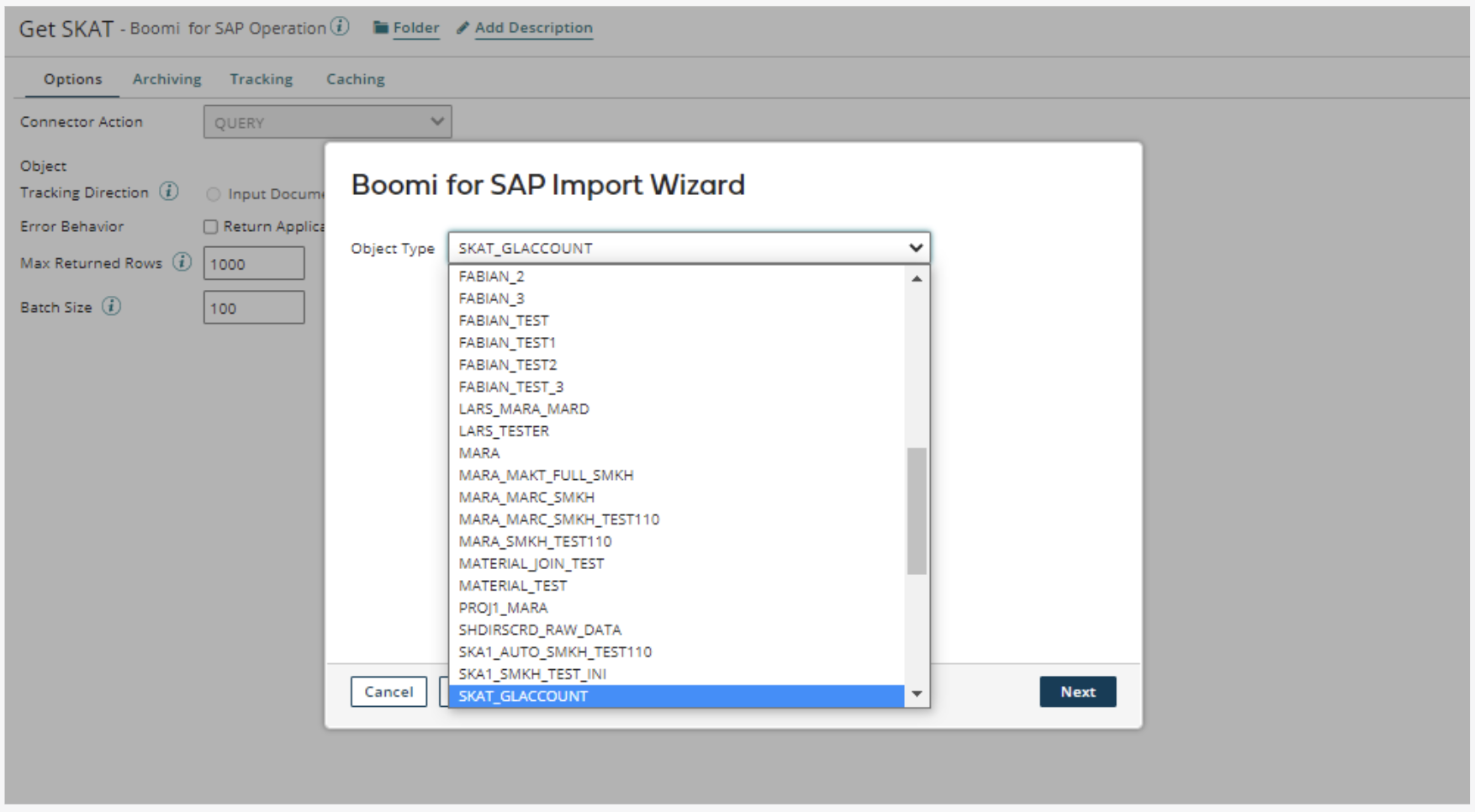 Alternatively, if you click the Back button, you can use filters with wildcard characters to ...
